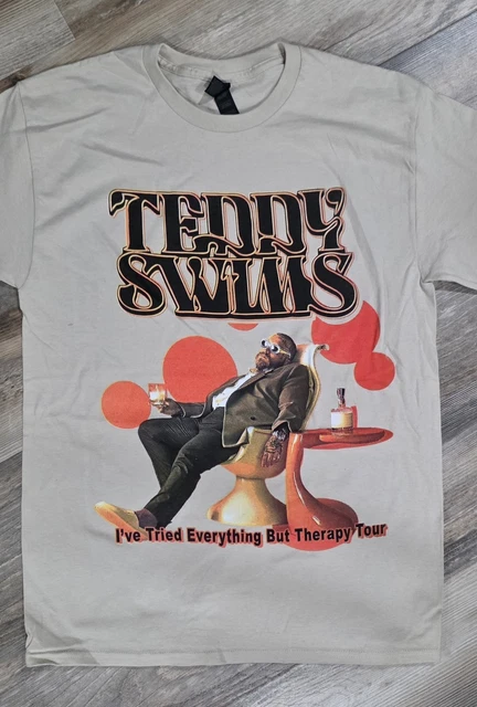 TEDDY SWIMS 2025 I've Tried Everything But Therapy Tour Shirt Medium £ ...