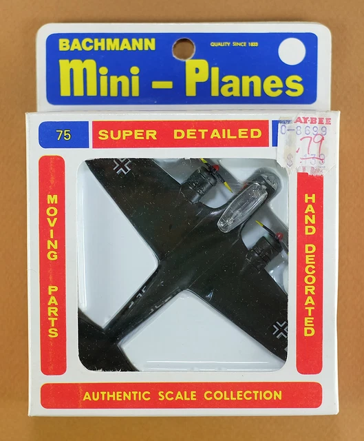 VINTAGE BACHMANN MINI-PLANES Model Airplane 1970s • #75 Dornier DO-17 £ ...
