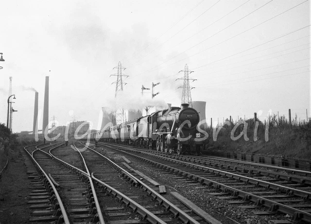 ORIGINAL 6 X 4cm BRITISH RAILWAY NEGATIVE OF 48773 @ AGECROFT ...