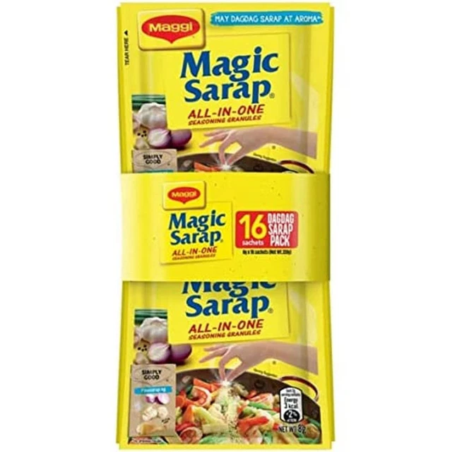 MAGIC SARAP ALL-IN-ONE Seasoning Granules, 128g Pack, 16 x 8g Sachets £ ...