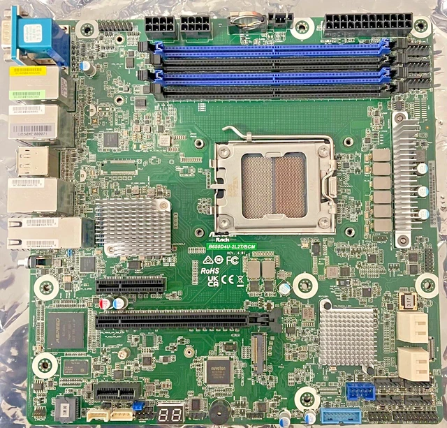 ASROCK B650D4U-2L2T/BMC ASROCK Rack AM5 Motherboard Server 10Gbs 10Gb ...