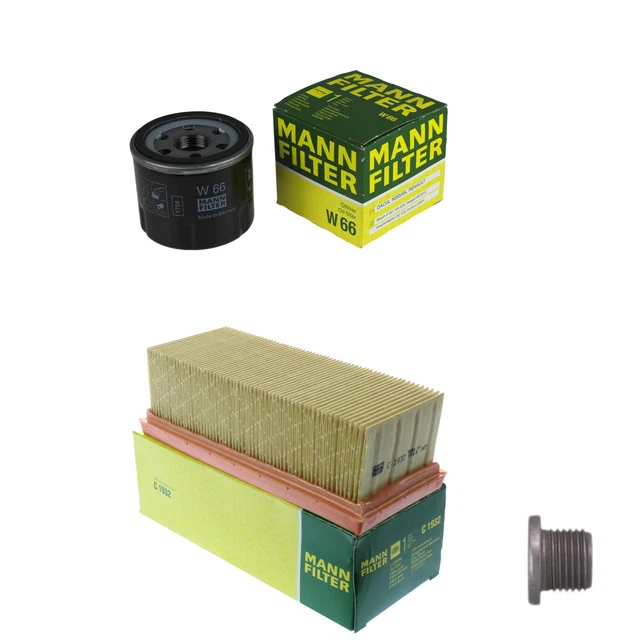 MANN-FILTER INSPECCIÓN SET Juego Filtros para Renault Clio II 1.2 16V ...