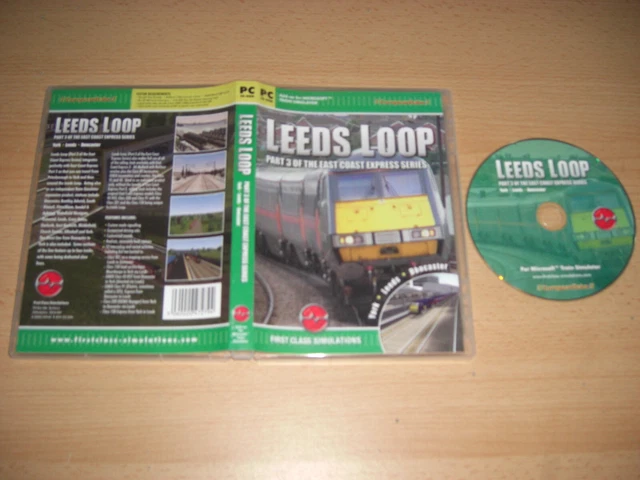 LEEDS LOOP - Part 3 East Coast Express Pc Cd Rom Add-On Train Simulator Sim MSTS £11.99 ...