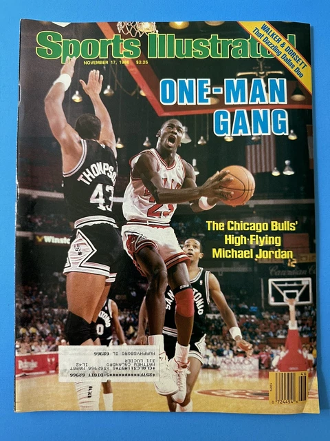 MICHAEL JORDAN BULLS 1986 Sports Illustrated Magazine One Man Gang $15. ...