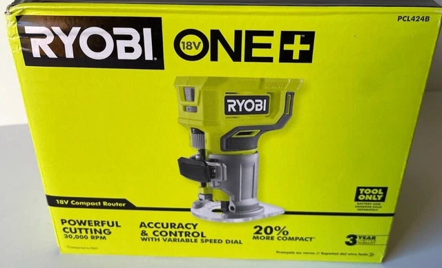RYOBI ONE+ 18 Volt Fixed Base Trim Router 87 £82.00 - PicClick UK