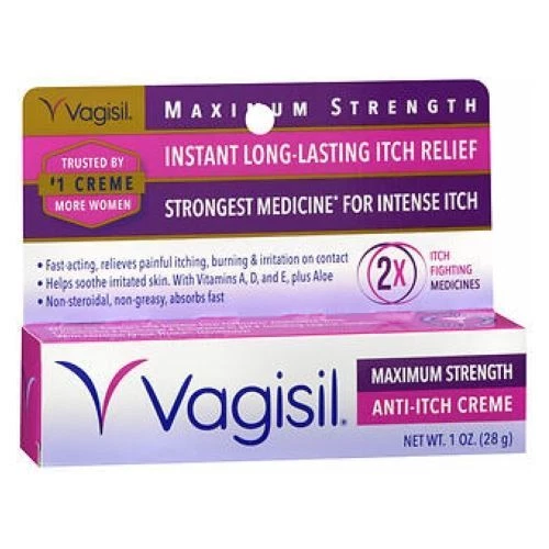 VAGISIL ANTI-ITCH CREME Maximum Strength 1 Oz EUR 11,16 - PicClick FR