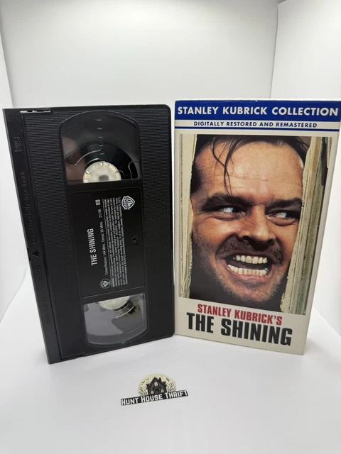 THE SHINING VHS Tape 1983 Stanley Kubrick Jack Nicholson Horror Classic ...