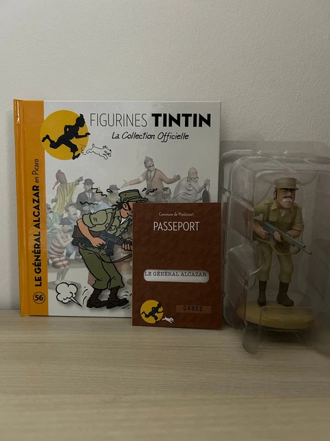 FIGURINE TINTIN COLLECTION Officielle - Le General Alcazar En Picaro ...