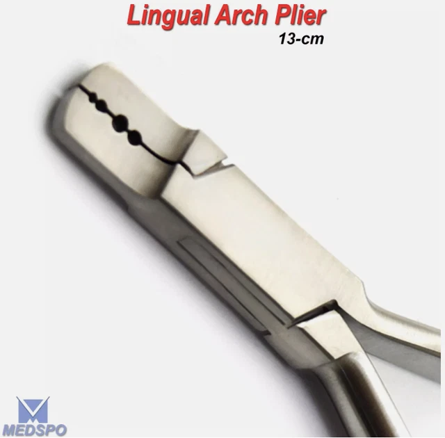 DENTAL LINGUAL ARCH Plier Wire Bending Loop Forming Plier Orthodontic ...