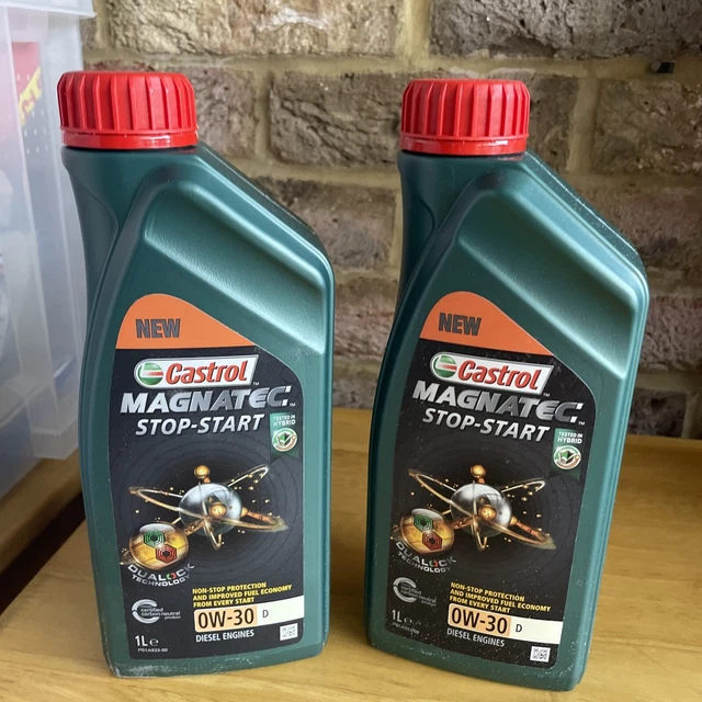 CASTROL MAGNATEC STOP-START 0W-30 0W30 D Fully Synthetic Engine Oil 1 ...