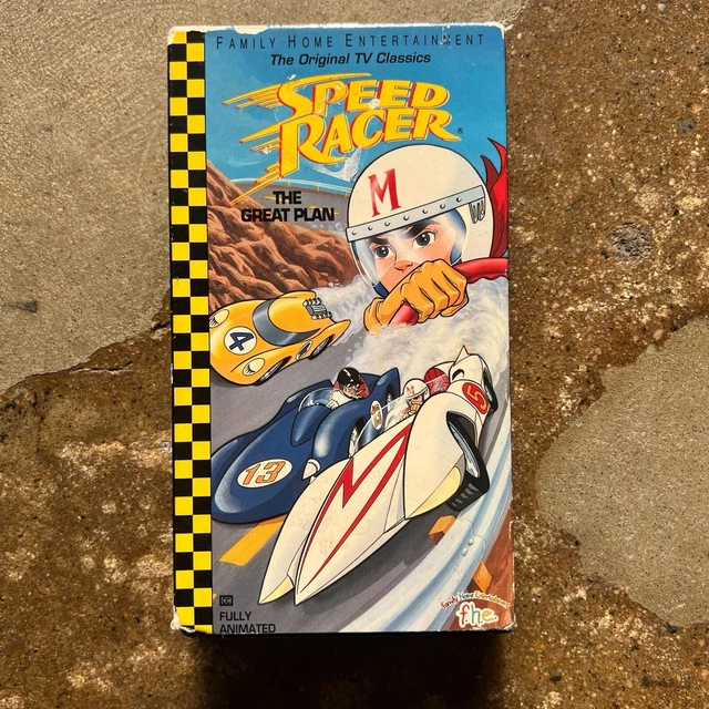 VINTAGE SPEED RACER The Great Plan VHS Tape 90s Animated Cartoon £13.99 - PicClick UK