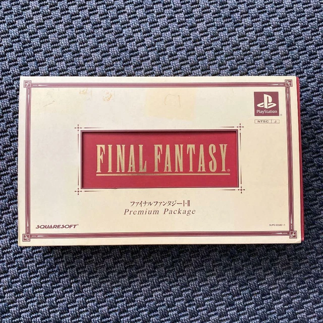 PS1 FINAL FANTASY 1 ＆ 2 I II Premium Package SQUARE ENIX PlayStation 1 ...