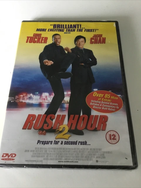 RUSH HOUR 2 Jackie Chan Chris Tucker John Lone Alan King Eiv Uk Dvd New ...