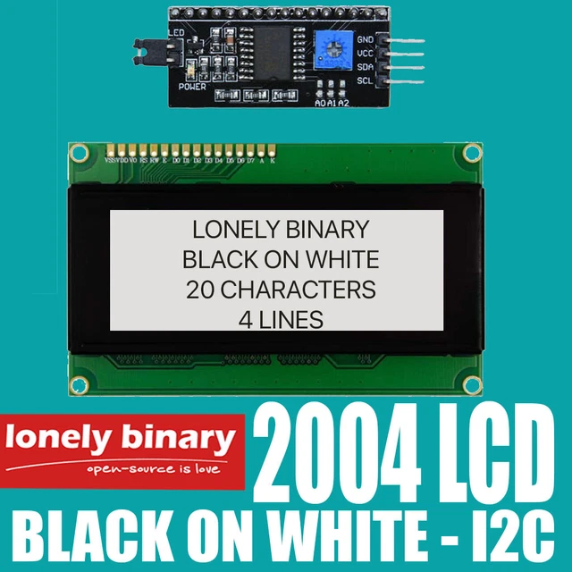 2004 20X4 LCD Display Screen IIC I2C SPI Interface Arduino Raspberry PI ...
