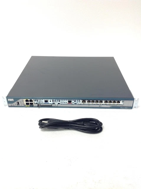 CISCO 2800 SERIES 2801 Router 64MB Flash Wic 1Dsu-T1 V2 Hwicd 9Esw Wic ...
