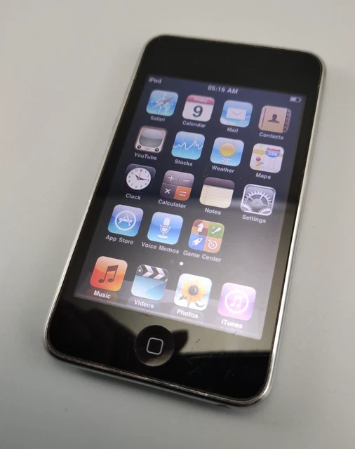 APPLE IPOD TOUCH 2nd Generation A1288 8GB Black Tested Worn Back LOT ...
