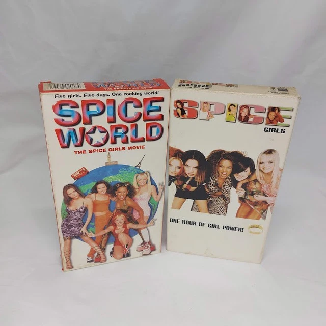 VINTAGE SPICE WORLD & Spice Girls One Hour of Girl Power VHS Set £11.50 ...