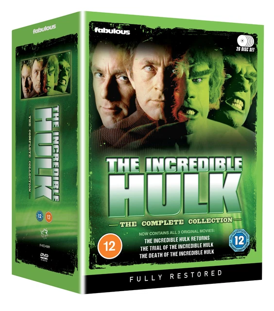 THE INCREDIBLE HULK The Complete Collection DVD New Sealed Official UK ...