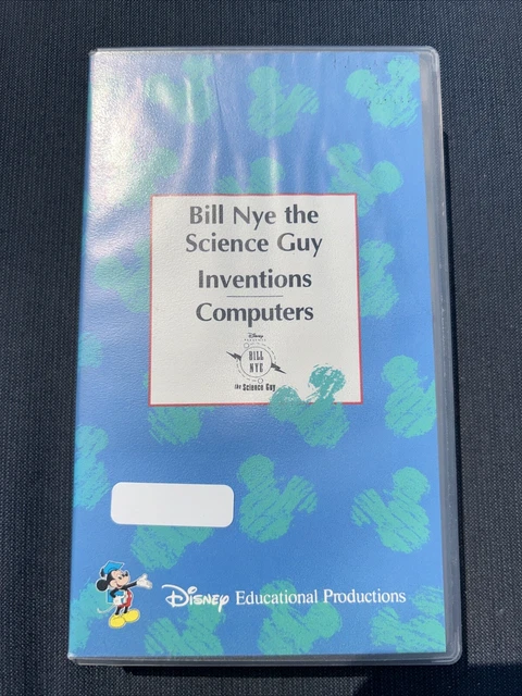 BILL NYE SCIENCE Guy VHS Inventions & Computers Disney Educate ...