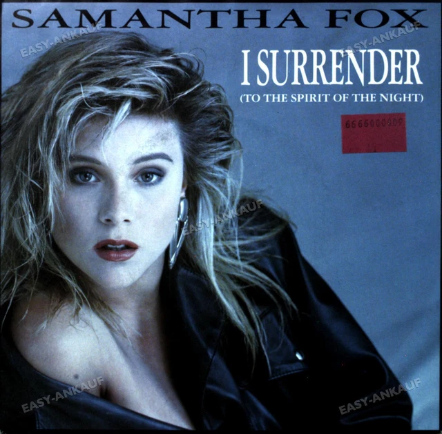 SAMANTHA FOX - I Surrender (To The Spirit Of The Night) 7in 1987 (VG+/VG+) ' EUR 2,99 - PicClick FR