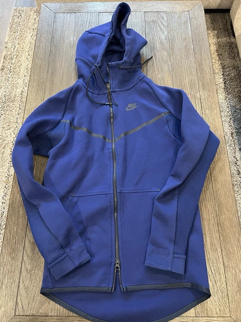 NIKE TECH FLEECE Windrunner Hero Hoodie Mens 727340 Blue XS $80.00 ...