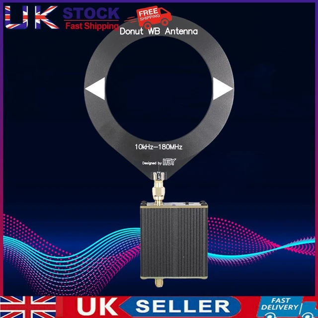 TRANSIMPEDANCE AMPLIFIER SMALL Loop Antenna 10kHz-180MHz for SDR Walkie ...