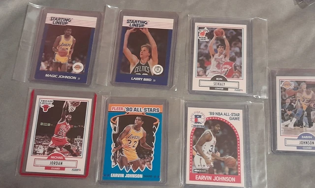 (7) MICHAEL JORDAN 1990 Fleer Bird Magic Johnson 1988 SLU EUR 16,56 ...