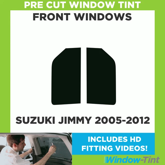 PRÉ COUPE VITRE Teintée Voiture pour Suzuki Jimny 2005-12 Avant Windows ...