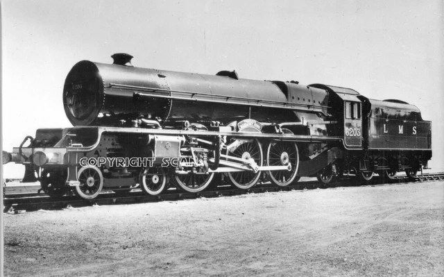 RAILWAY STEAM PHOTO: 6203 LMS ‘PRINCESS MARGARET ROSE’ £3.99 - PicClick UK