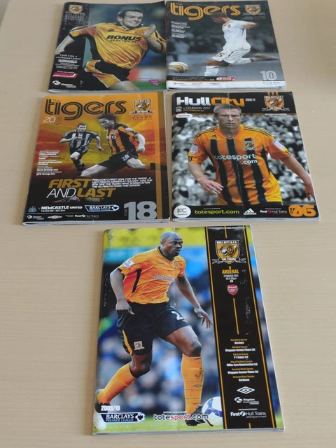 HULL CITY HOME PROGRAMMES x5 bundle £0.63 - PicClick UK