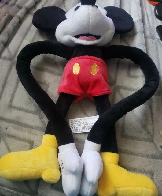 DISNEY MICKEY MOUSE 18” Plush Long Legs And Arms Disney Parks £13.55 ...