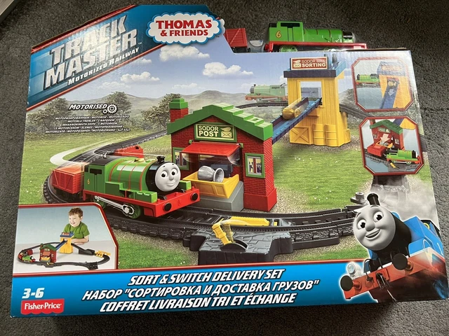 THOMAS & FRIENDS TrackMaster Motorized Railway Sort and Switch Delivery ...