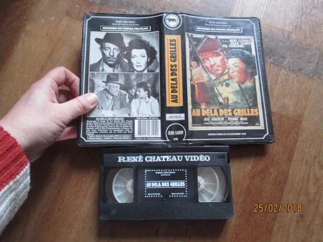 CASSETTE VIDEO VHS CINEMA RENE CHATEAU au dela des grilles jean gabin £6.04 - PicClick UK