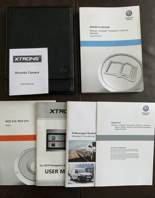 VW CARAVELLE TRANSPORTER Owners, RCD Radio, DVD/Navigation Manuals ...