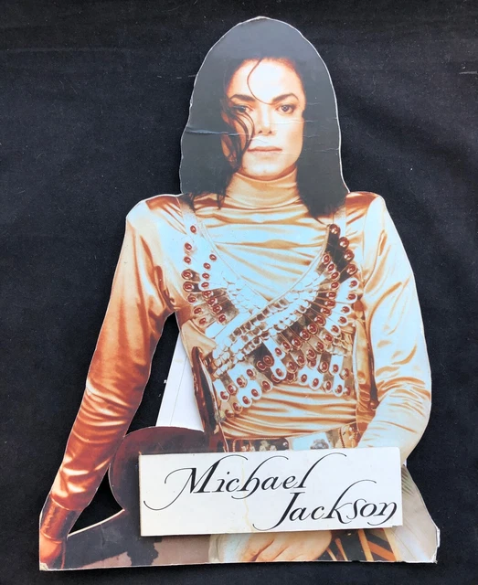 MICHAEL JACKSON SONY Promotional Cut-Out Record Store Counter Display £ ...