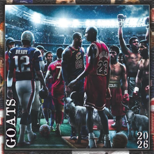 GOATS 2026: CALENDAR a Year Of Legendary World Sports Figures $26.95 ...