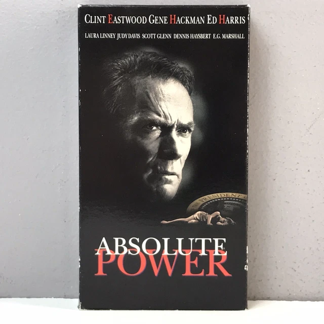 ABSOLUTE POWER VHS 1997 Video Tape Clint Eastwood Hackman Movie BUY 2 ...