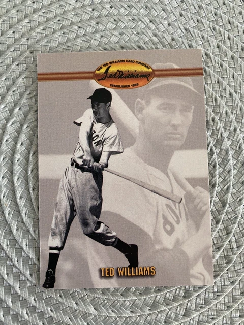 1993 THE TED Williams Card Company #1 Ted Williams-HOF !! EUR 11,23 ...
