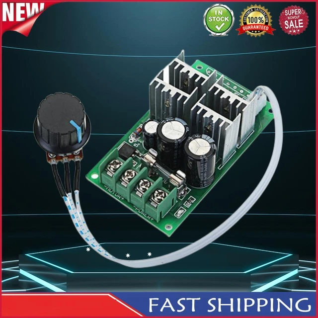 DC6-60V DC MOTOR Speed Regulator High Power 30A Motor Speed Controller ...