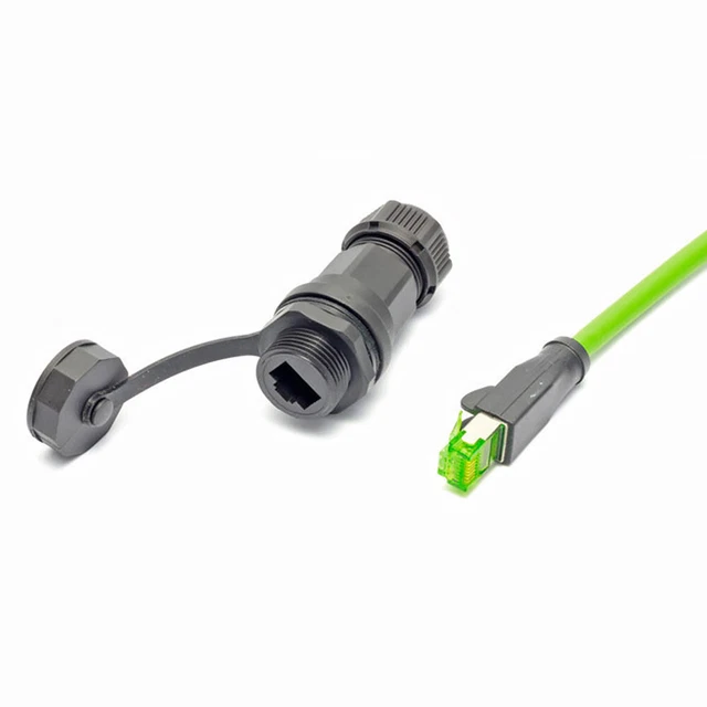 WATERPROOF RJ45 PORTABLE Shielded Accessories Ethernet Coupler Network ...