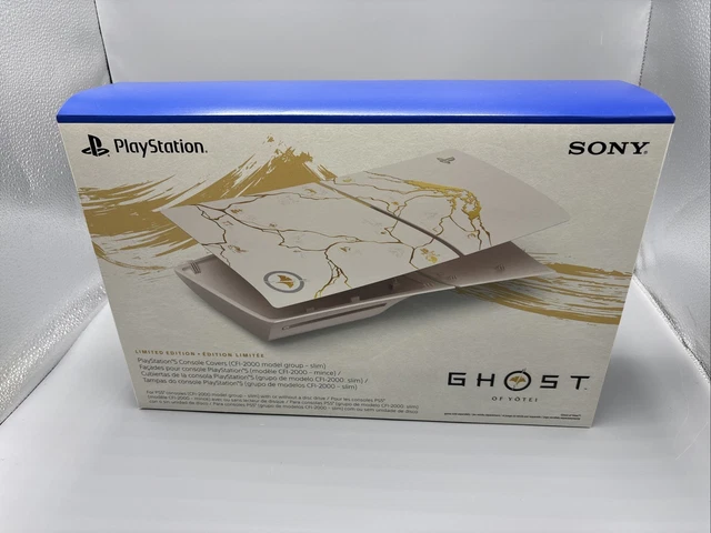 PS5 SLIM CONSOLE Covers - Ghost of Yotei Gold Limited Edition In Hand ...