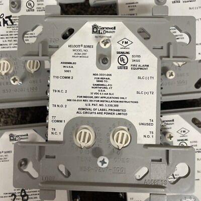 GAMEWELL-FCI AOM-2RF ADDRESSABLE Output Relay Control Module Fire Alarm ...