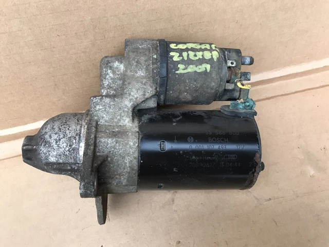 VAUXHALL CORSA D 1.2 2006-2015 Starter Motor Bosch 0001107493 £19.00 ...