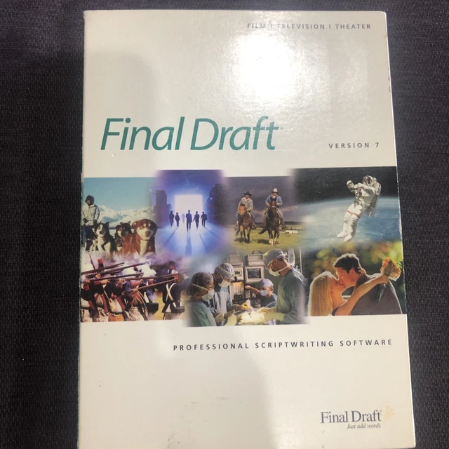FINAL DRAFT VERSION 7 Professional Scriptwriting Software (Windows ...