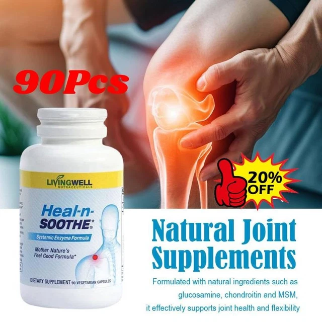 HEAL-N-SOOTHE ANTI INFLAMMATORY Supplement Proteolytic Enzyme IN STOCK ...