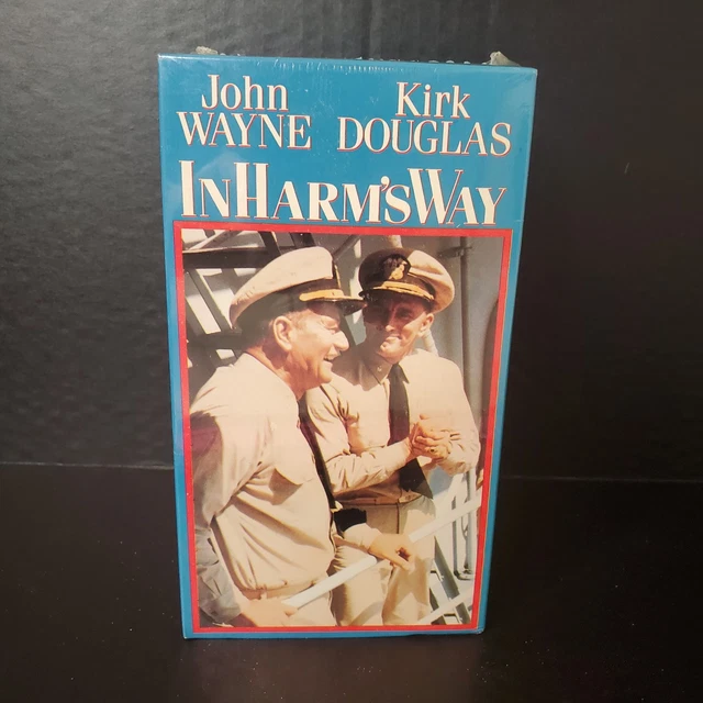 IN HARMS WAY (VHS, 1998, 2-Tape Set) John Wayne Kirk Douglas NOS ...