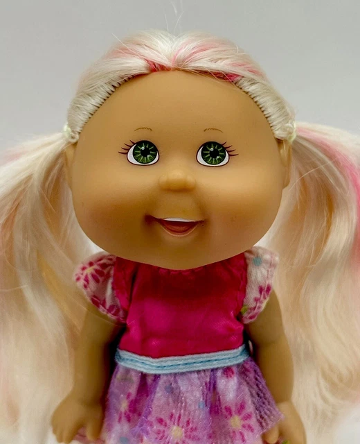 2006 CABBAGE PATCH Kid Lil Sprouts Play Along Mini Doll Blonde Dress ...