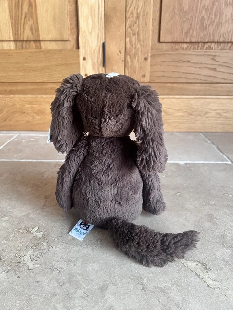 RARE JELLYCAT - Medium Bashful Fudge Puppy BNWT retired soft plush toy ...