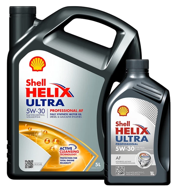 SHELL - 5W30 Helix Ultra Professional AF 5W-30 Fully Synthetic Engine ...