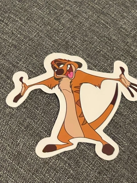 DISNEY CARTOONS TIMON and simba TV SHOW SMALL STICKER STICKERS $1.00 ...
